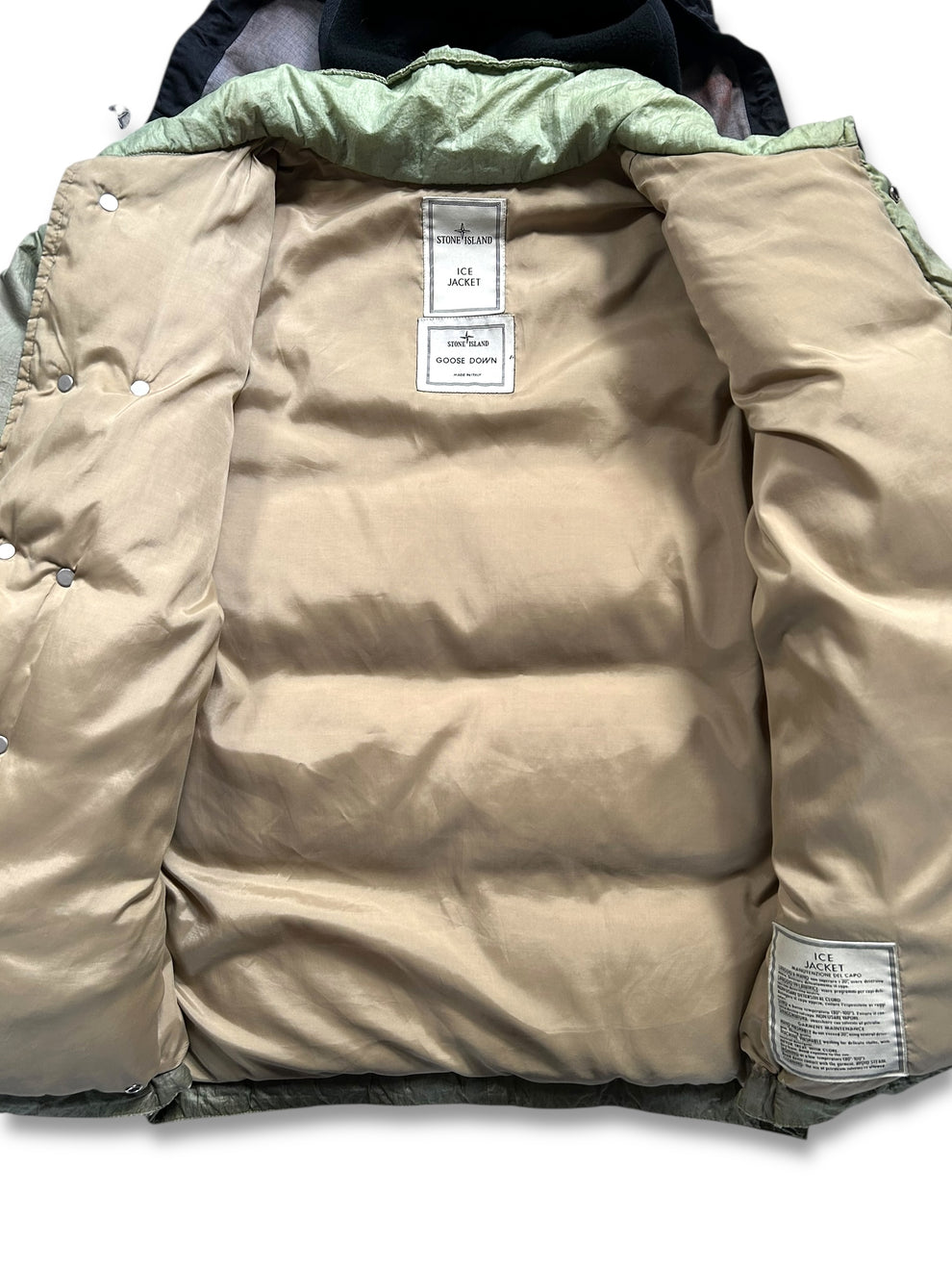 Stone Island Ice Jacket Goose Downs With Detachable Hood – Holsales
