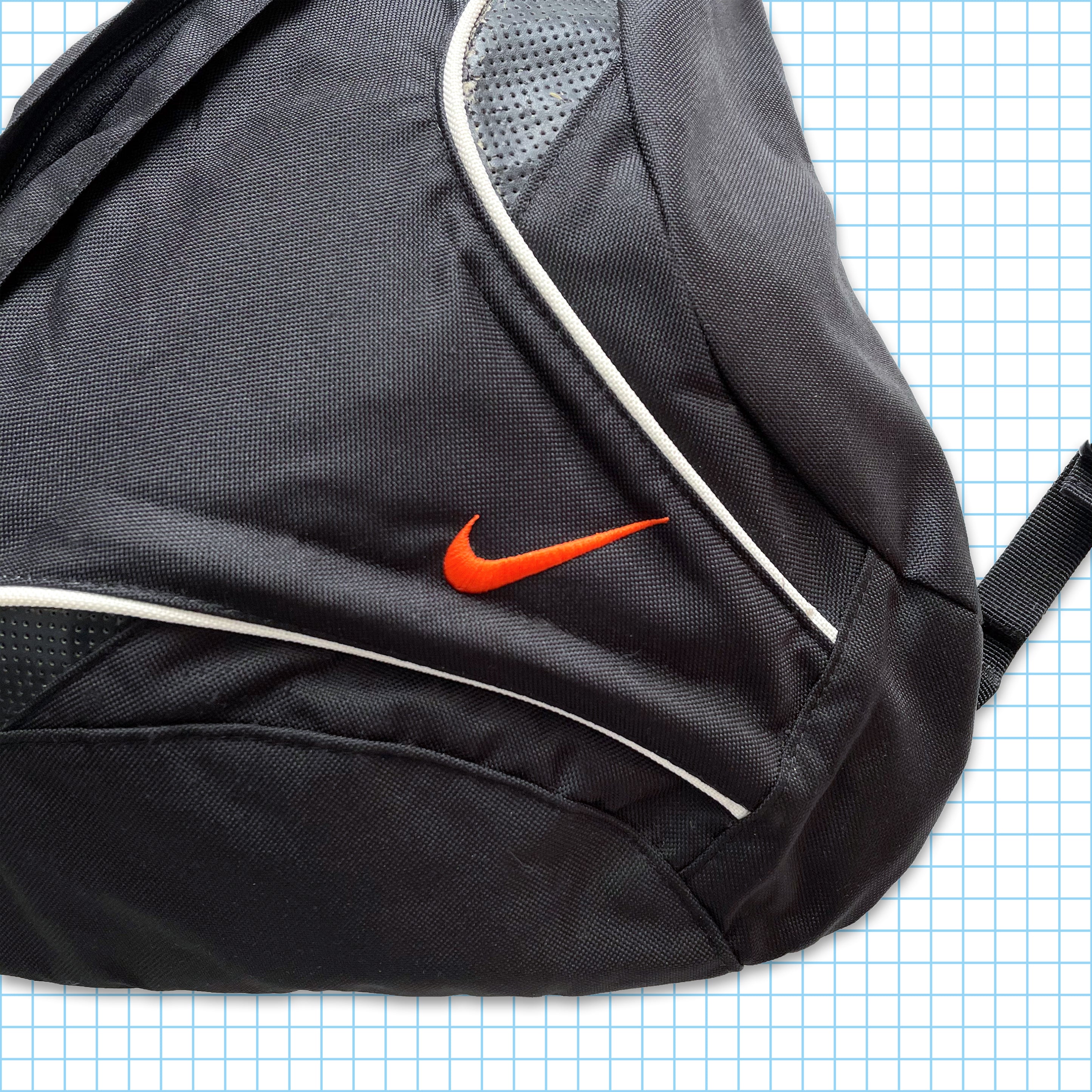Vintage Nike Technical Orange/Black Tri-Harness Cross Body Bag – Holsales